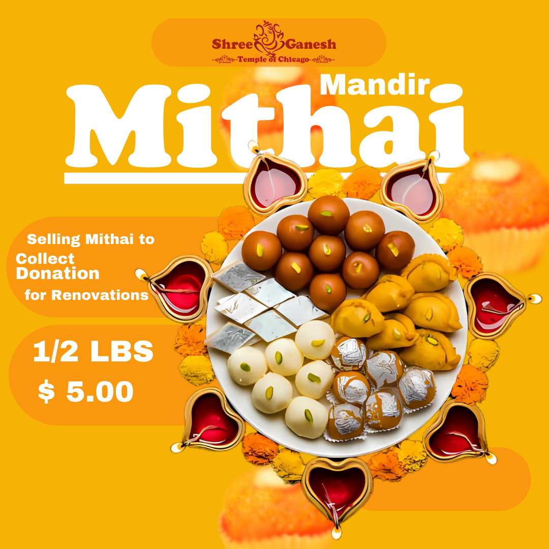 Mithai 1/2 LBS – Shree Ganesh Temple Of Chicago